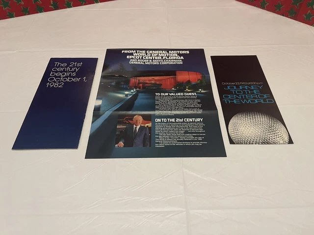 THE 21ST CENTURY Begins Oct 1, 1982, GM World of Motion Guide, Journey ...