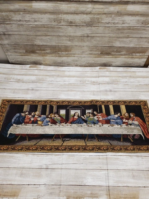 THE LORD'S LAST Supper With His Disciples Woven Tapestry Wall Hanging ...