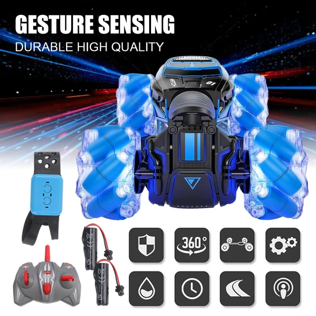 360° 4WD STUNT Car RC Hand Gesture Sensing Off-Road Remote Control Off ...