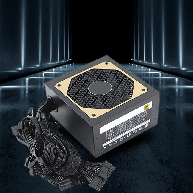 ATX MODULE PSU 800W Desktop PSU CPU Port 2 4+4Pin Gaming PC Power (800W ...