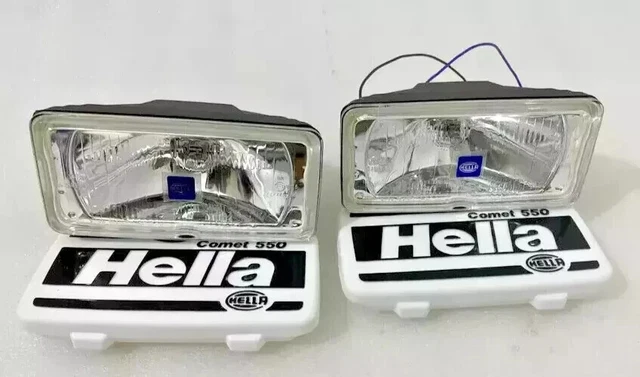 HELLA COMET 550 Spot Driving Light With Cover & H3 Bulb 55w 12v ...