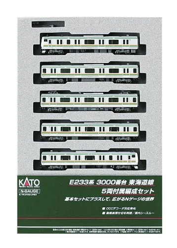 KATO N GAUGE 10-842 E233 series 3000 series Tokaido Line 5 cars included set $340.81 - PicClick CA