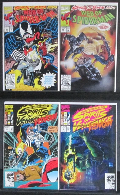 CROSSOVER SPIRITS OF Venom (Ghost Rider/Blaze #5 & 6) Web of Spider-Man ...