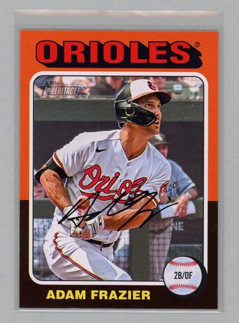 2024 TOPPS HERITAGE Adam Frazier SP numéro bas Orioles de Baltimore #71 ...