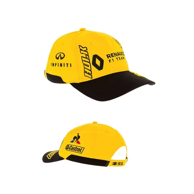 CASTROL HULK YELLOW and black Cap Double Pilote Renault 3 27 F1 Team ...