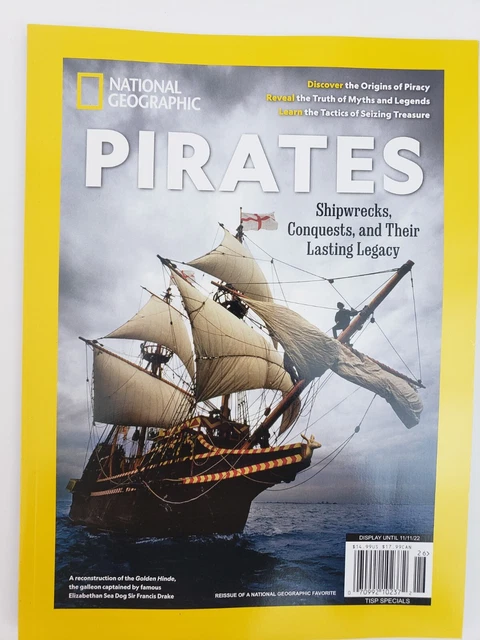 NATIONAL GEOGRAPHIC MAGAZINE November 2022 Pirates Shipwrecks Conquests ...