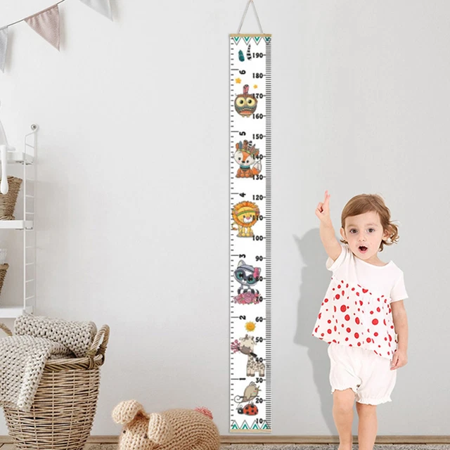 CHILDREN GROWTH CHART Height Hanging Kids Growth Chart Ruler Height for ...