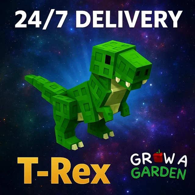T-REX TREX FAST & Easy 🔥GROW A GARDEN Roblox £4.48 - PicClick UK