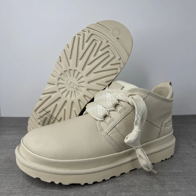 UGG NEUMEL FT Leather Wool Lined Chukka Boot - Sea Salt - 1144012 Men's ...