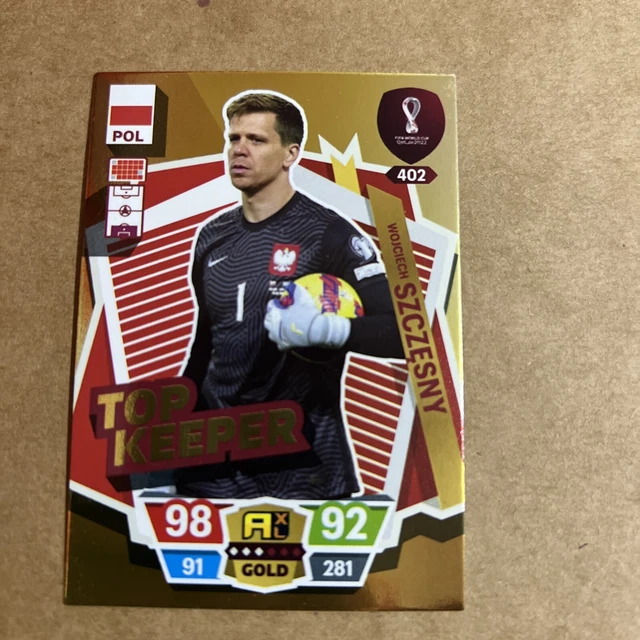 FIFA WORLD CUP qatar 2022 Wojciech Szczesny TOP KEEPER card # 402 new ...