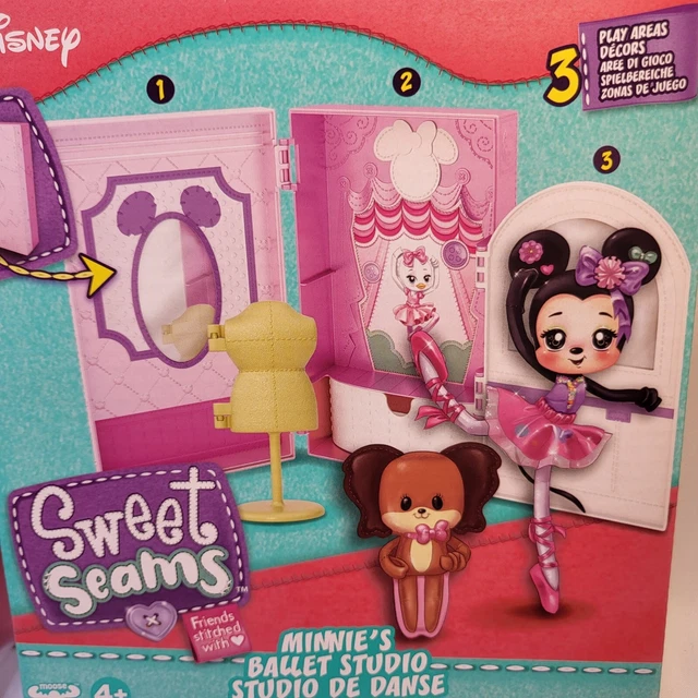 DISNEY SWEET SEAMS Minnie Mouse Ballet Studio Set With Minnie & Ted ...