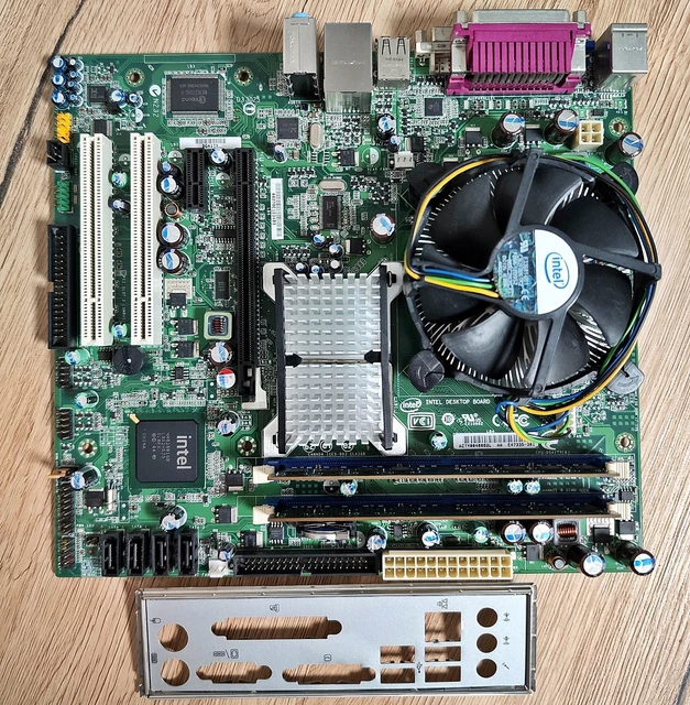 INTEL DG41TY LGA775 mATX G41 Motherboard + E5400 CPU with cooler + 4GB ...