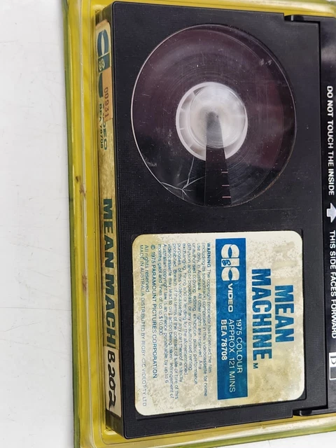 MEAN MACHINE (THE Longest Yard) Beta Betamax Tape £14.83 - PicClick UK
