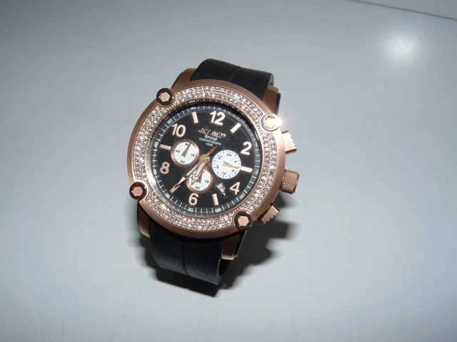 MONTRE HOMME JET set j3873 Beirut chronographe / date / pile neuve ...