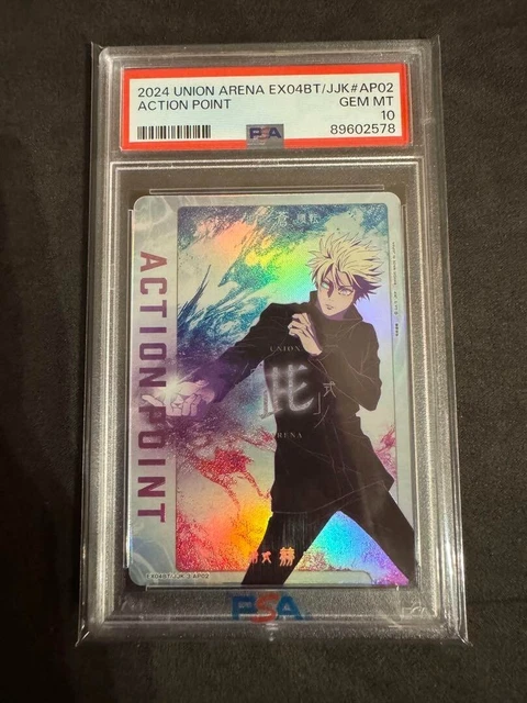 PSA 10 GOJO Satoru Jujutsu Kaisen Action Point 2024 Union Arena EX04BT JJK EUR 523,27 - PicClick FR