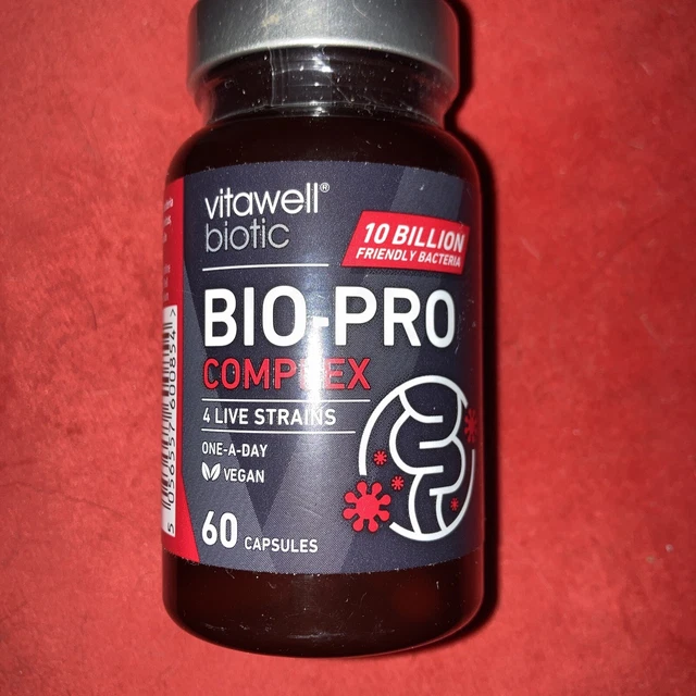 VITAWELL BIO PRO Complex 10 Billion Friendly Bacteria Vegan One A Day £ ...