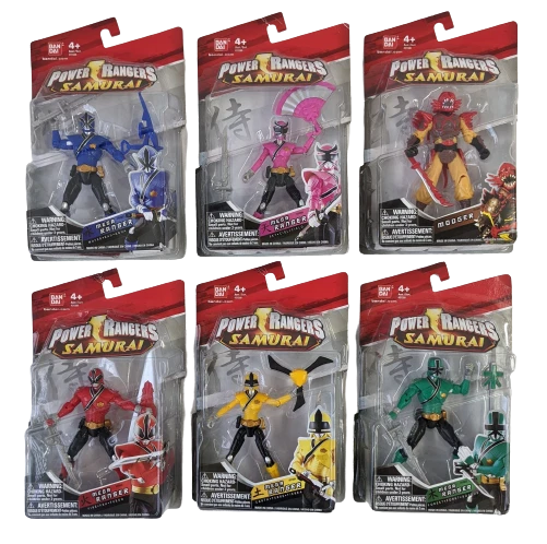 POWER RANGERS SUPER Samurai 2011 Bandai Figures Complete Set of 5 EUR ...