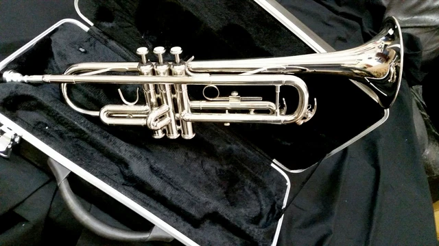 TRUMPET-NEW 2023 CONCERT MODEL Bb STUDENT INTERMEDIATE PRO SILVER BAND ...
