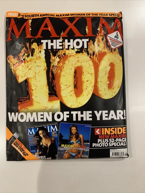 MAXIM MAG JUNE 2003 MONICA BELLUCCI, Holly Vallance. MINT UNOPENED ...