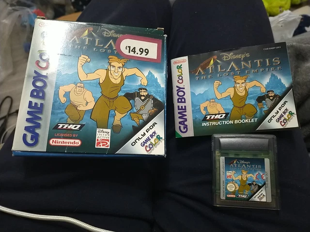 NINTENDO GAME BOY Color Disney's Atlantis the Lost Empire UK Boxed £4. ...