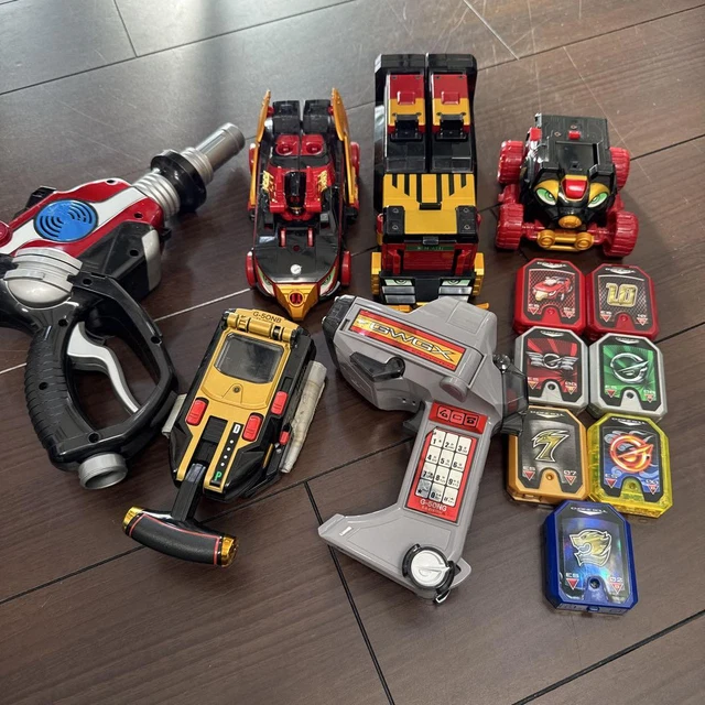 POWER RANGERS RPM Goonger Megazord Morpher 4p Engine Soul 7p set BANDAI ...