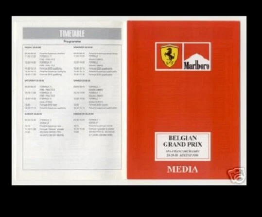 FERRARI F1 TEAM - brochure media press book - grand prix formule 1 ...