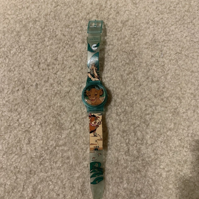 DISNEY THE LION King Lenticular Kids Digital Watch Simba Timon Pumba ...