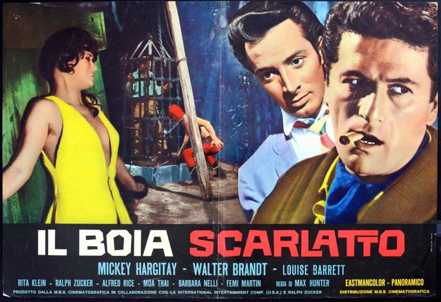 IL BOIA SCARLATTO Bloody Pit of Horror SET DI 5 FOTOBUSTE ORIGINALI ...