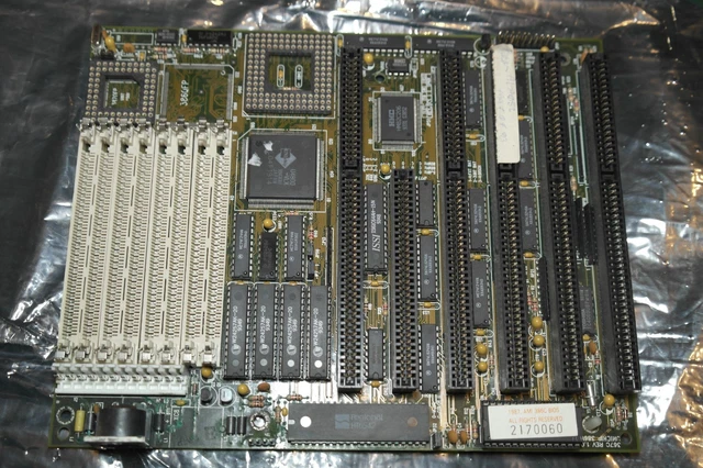 DATAEXPERT 367C BABY AT motherboard for DIP 386 CPU ISA SIMM FOR PARTS ...