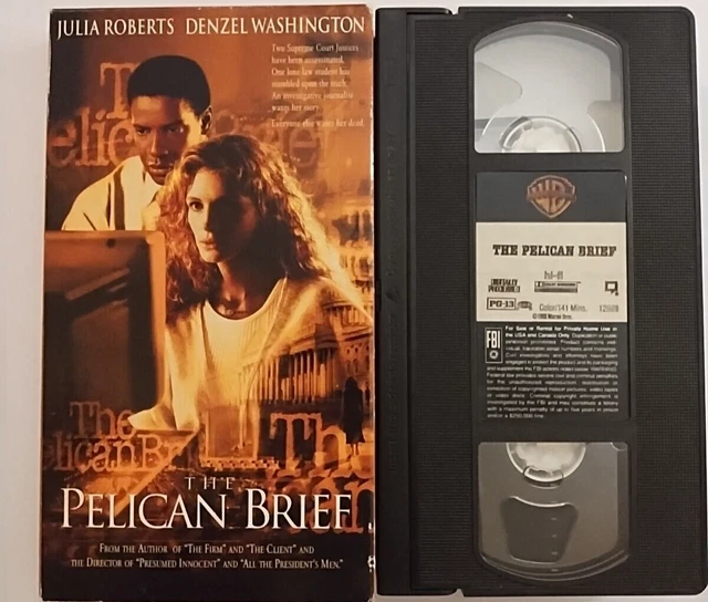 THE PELICAN BRIEF - Julia Roberts (VHS, 1994) **Buy 2 Get 1 Free** £3.84 - PicClick UK
