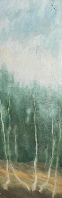 TABLEAU ANCIEN HUILE impressionniste paysage forestier EUR 155,07 - PicClick FR