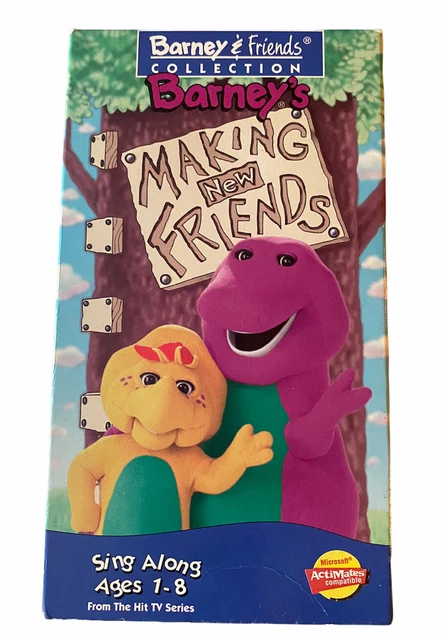 BARNEY & FRIENDS Collection VHS Barney’s Making New Friends VHS Sing ...