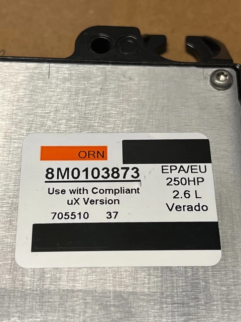MERCURY QUICKSILVER VERADO 250HP 2.6L 8M0071570 Propulsion Control ...