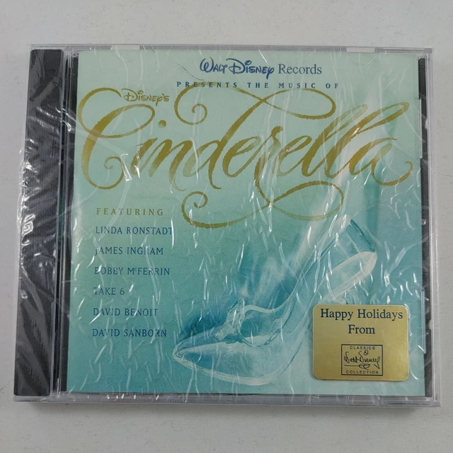 DISNEY'S CINDERELLA WALT Disney Records CD Music of Cinderella 1995 New ...
