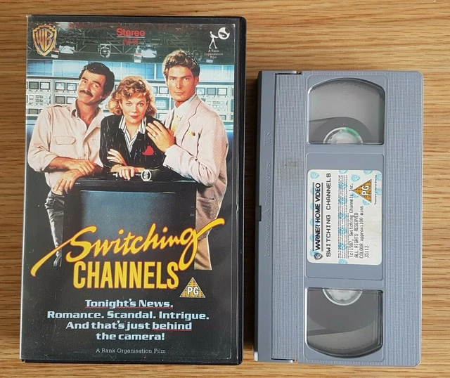 SWITCHING CHANNELS (VHS) BIG BOX - Burt Reynolds + Christopher Reeve ...