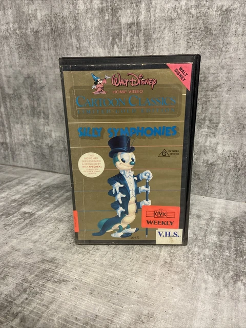 WALT DISNEY CARTOON Classics Silly Symphonies VHS Movie Video Cassette ...