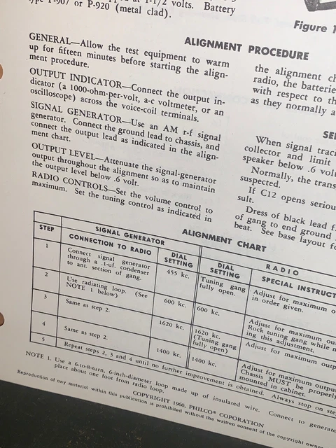 PHILCO TRANSISTOR RADIO Model T-76 Service Manual Schematics #2 EUR 10 ...