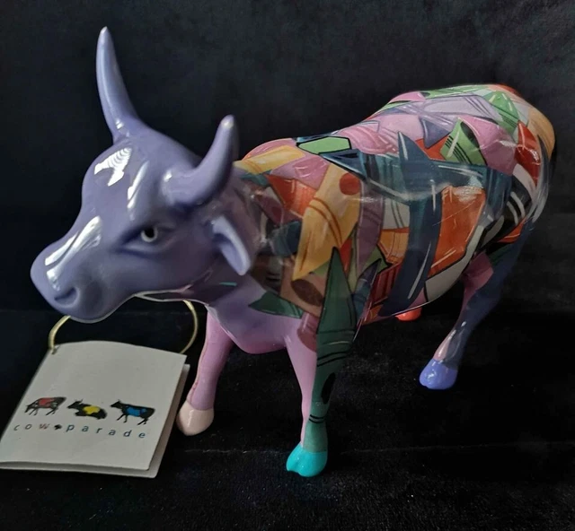 COW PARADE 🐮 Crayon 🐮 2001 Ceramic Cow Figurine With Tag £28.75 ...