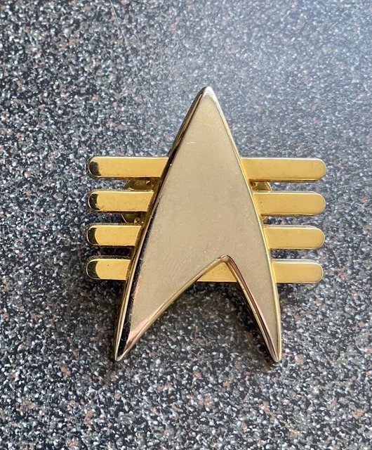 STAR TREK VINTAGE Pin The Next Generation Communicator Badge Future ...