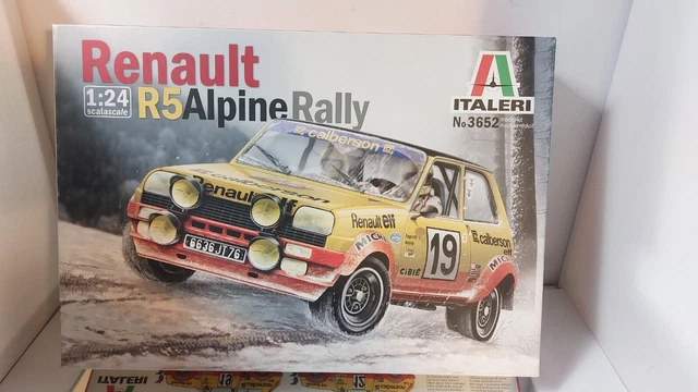ITALERI RENAULT R5 Alpine Rally 1:24 Modellbausatz in Box EUR 28,79 ...