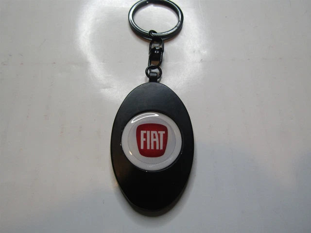 FIAT 500 SPORT Turbo Spider 124 126 850 1200 Abarth Keychain Metal ...