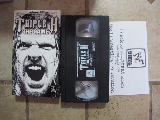 WWE TRIPLE H The Game HHH VHS WCW WWF NEUF AVEC ÉTIQUETTE RARE NON LOUÉ EUR 7,97 - PicClick FR