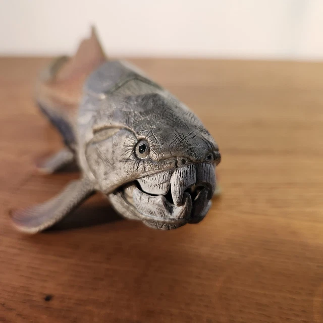 SCHLEICH DUNKLEOSTEUS PREHISTORIC Ancient Fish Dinosaur Armor Realistic ...