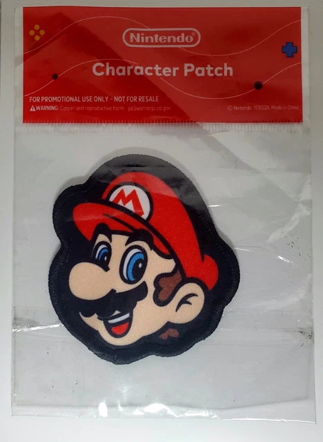 AUTHENTIC NINTENDO &MARIO& Character Patch New Official Licensed Iron ...