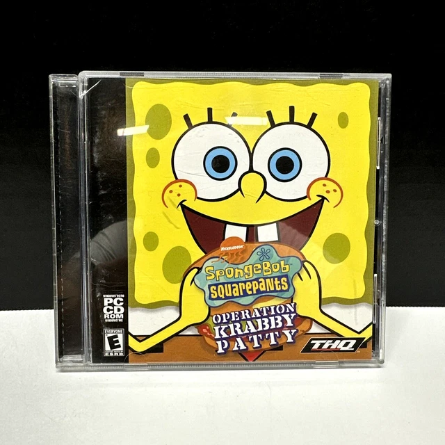 SPONGEBOB SQUAREPANTS OPÉRATION KRABBY PATTY PC JEU CD-ROM THQ - Super ...