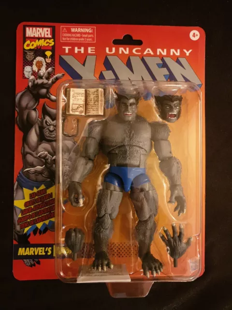 HASBRO MARVEL LEGENDS Marvel Beast Retro Collection 6" Action Figure X ...