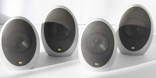 KEF HTS1001 EGG 4x Speakers £65.00 - PicClick UK