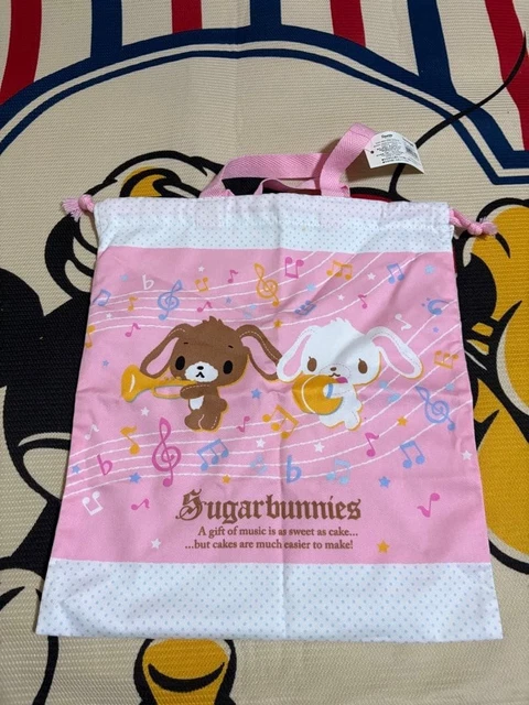 SANRIO ZUGARBONIES SET 4pz Nuovo Sacchetto Con Coulisse Sacchetto ...