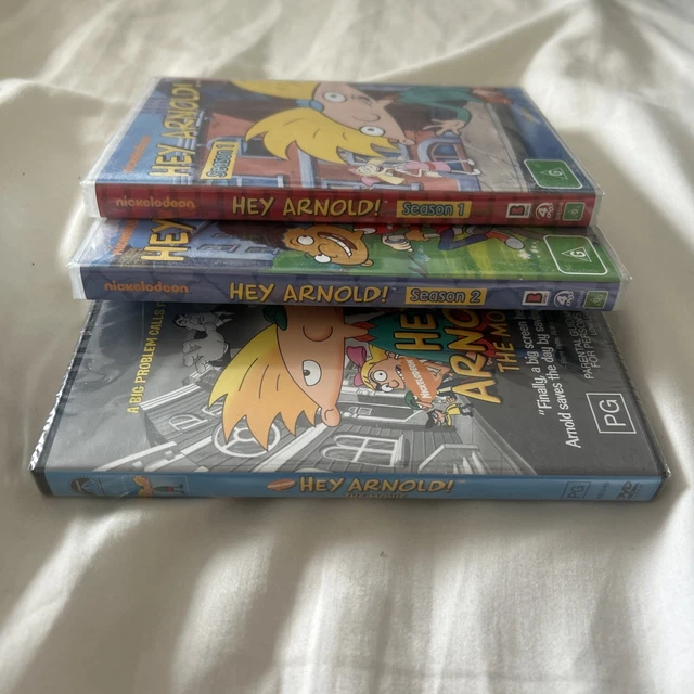 HEY ARNOLD SEASON 1, 2 and Movie - Hey Arnold! DVD Bundle BRAND NEW AND ...