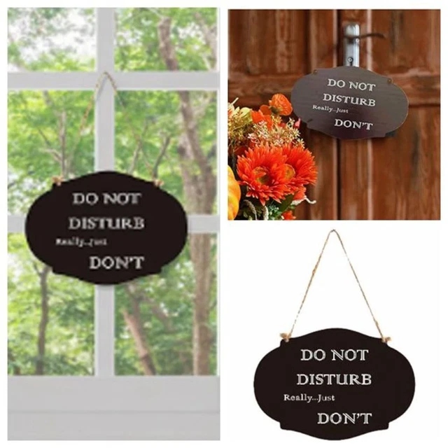 DO NOT DISTURB Door Sign Double Sided Door Plate Hotel Bulletin Board ...